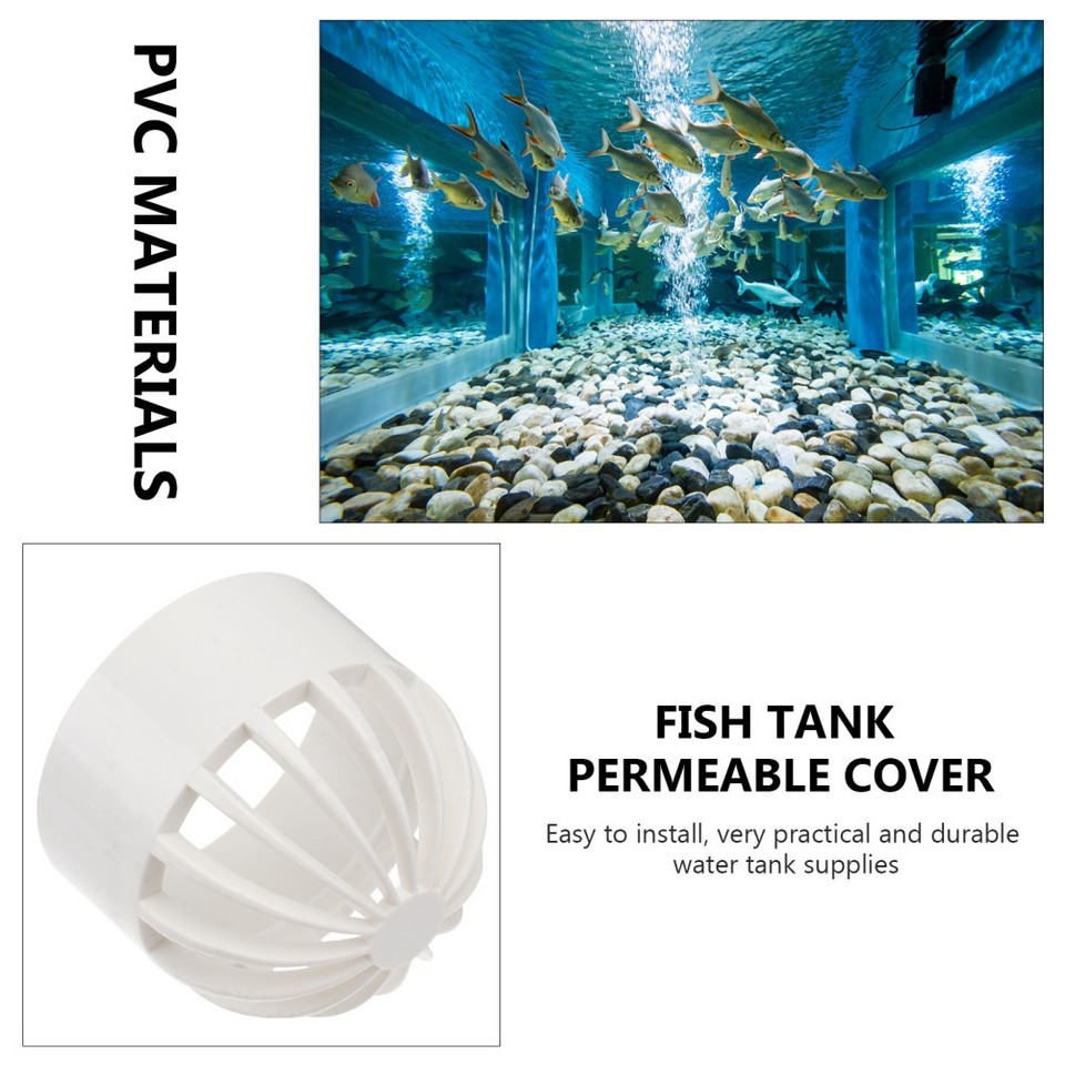 2 PCS Water Tank Permeable Net Fish Aquarium Cover Breathable Mesh ...
