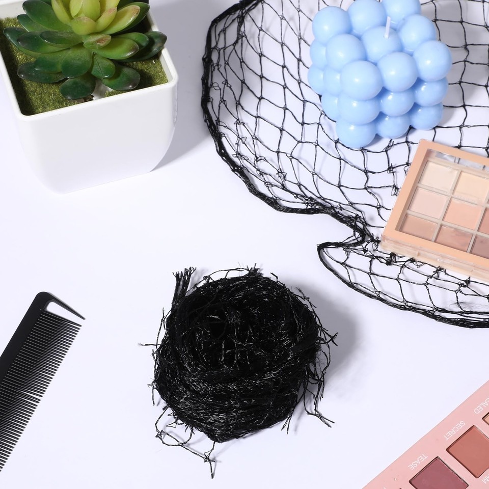 Triangle Hair Net for Rollers, Mesh Hair Net Crochet Nets Hairs Roller ...