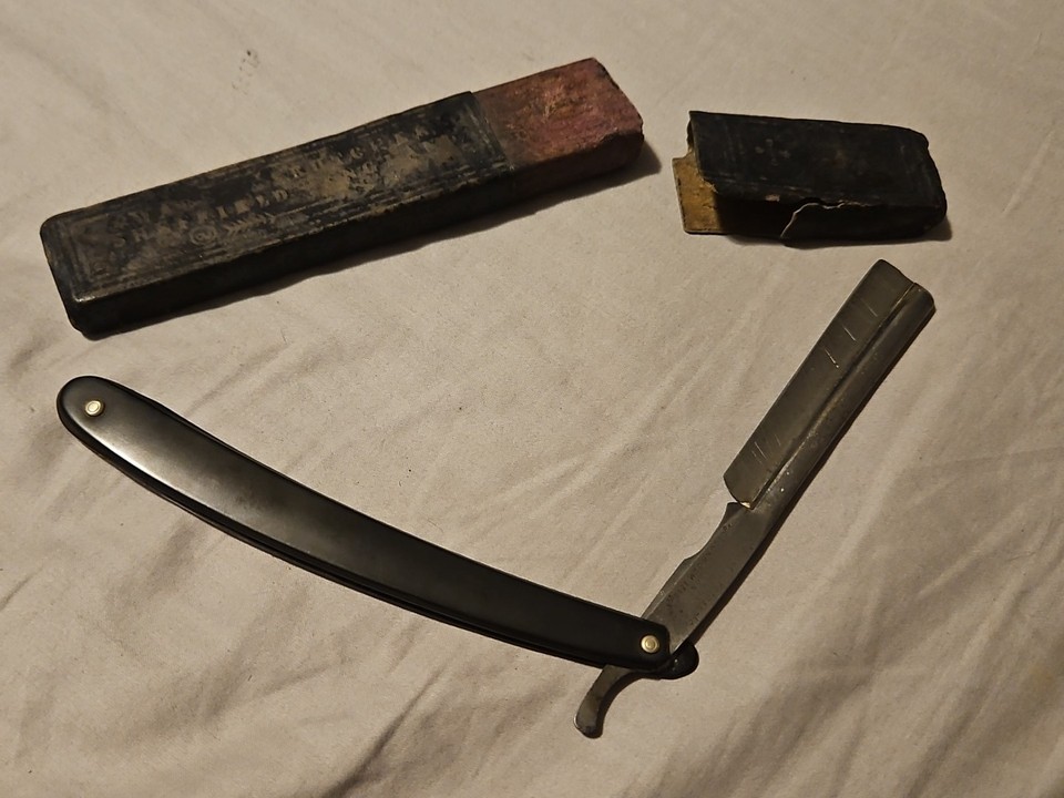 Rare Vintage 1851-1866 Swedish Made Bessemer Steel Straight Razor | eBay