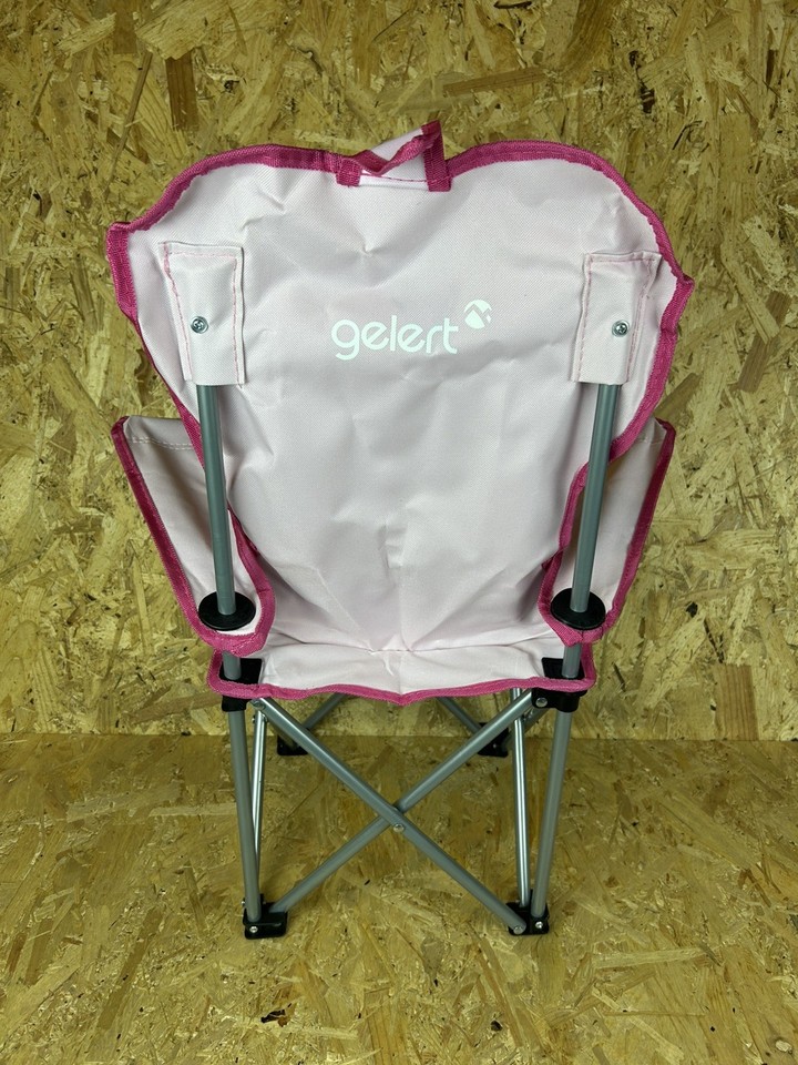 Gelert Kids Camping Chair Animal Chair Unicorn Folding Up To 60KG Pink ...
