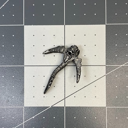 Vintage Rogue Trader 40K TYRANID GARGOYLE TAIL bit citadel metal GW OOP ...