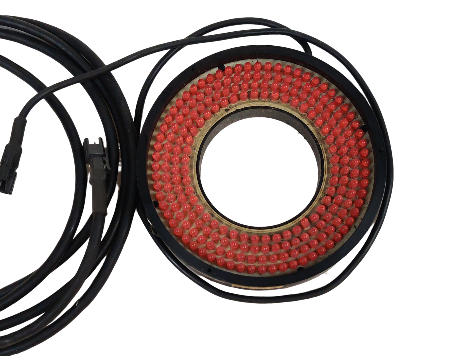 Keyence CA-DRR10F Machine Vision Illumination Red Light Ring w/ 2 Cable ...