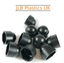 M5 M6 M8 M10 M12 M14 M16 M18 M20 Black Plastic Dome Nut Cap Bolt Safety ...
