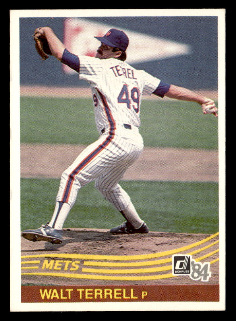 Walt Terrell 1984 Donruss Rookie Card #640 New York Mets | eBay