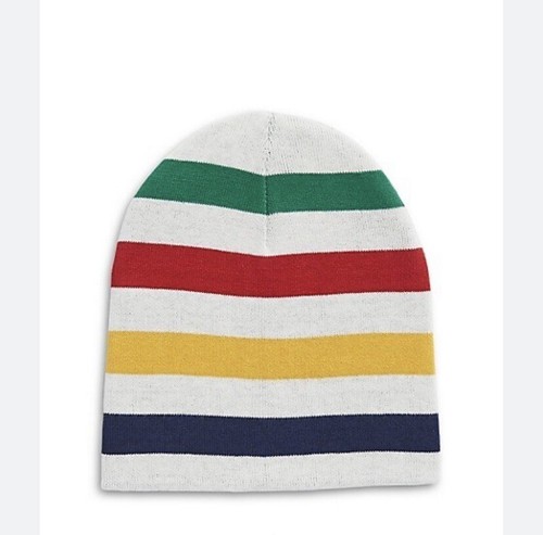Hudson Bay Knit Multi Stripe Adult Beanie Toque Hat New With Tags ...