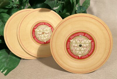 Vintage Wilcox-Gay Recordio discs - 1940’s 6.5” Records - Radio ...