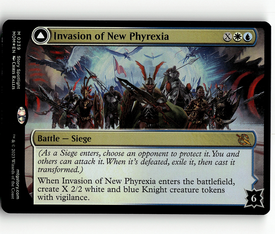 FOIL - MTG Invasion of New Phyrexia 239 March of the Machine Mythic | eBay