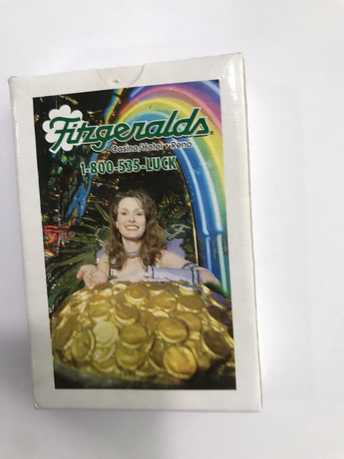 Vintage Fitzgeralds Casino Hotel Reno Nevada Leprechaun playing cards ...