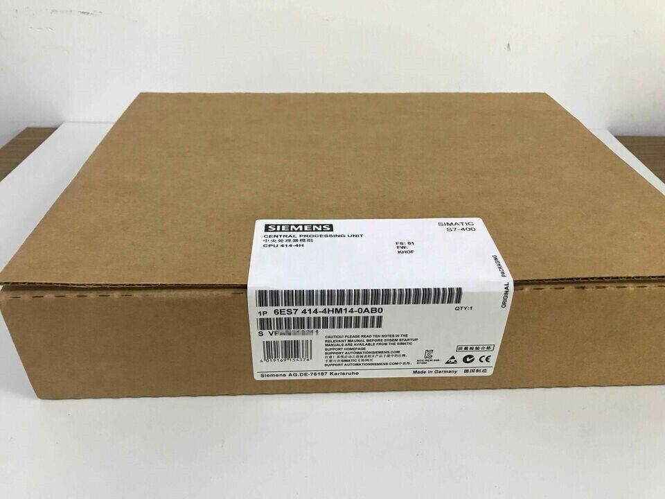 6ES7414-4HM14-0AB0 1PC New Sealed SIEMENS S7-400H CPU 414H 6ES7 414 ...