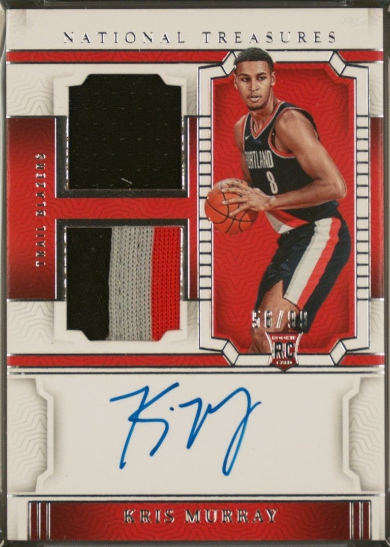 2023-24 Panini National Treasures - Rookie Materials Autographs Dual ...