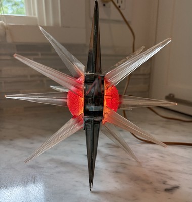 Vintage Bradford Star Of Bethlehem Sputnik Christmas Tree Topper NO BOX ...