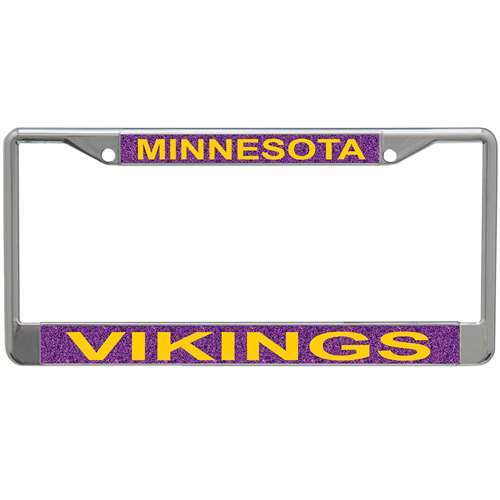 Minnesota Vikings Metal Inlaid Acrylic License Plate Frame | eBay