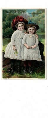 1889 Advertising Trade Card. Grandchildren. Lydia Pinkham's Vegetable ...
