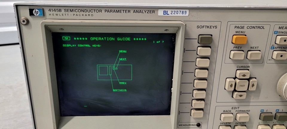 HP 4145A Semiconductor Parameter Analyzer | eBay