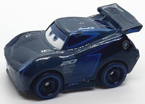 2018 DISNEY PIXAR CARS MINI RACERS JACKSON STORM GRAY 1 3/4" RACE CAR W ...