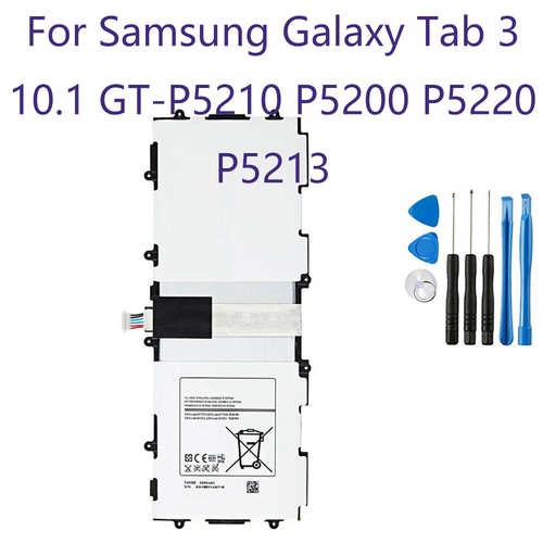 6800mAh Battery Replacement For Samsung Tab 3 10.1" GT-P5210 P5200 ...