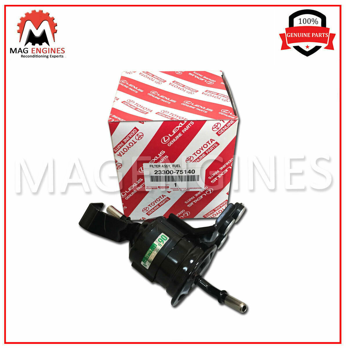 23300-75140 GENUINE OEM FILTER, FUEL(FOR EFI) 2330075140 | eBay