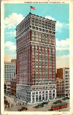 Postcard Farmers Bank Building Pittsburgh Pa | eBay