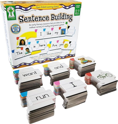 Key Education 86-Piece Sentence Building for Kids, Toys Speech Therapy ...