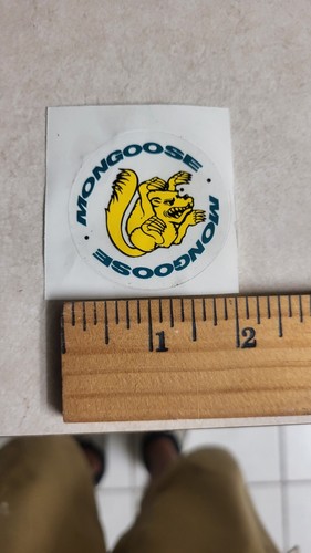 Mongoose Hooligan Dmc Bmx Racing Old Mid School Repop Factory Decal ...