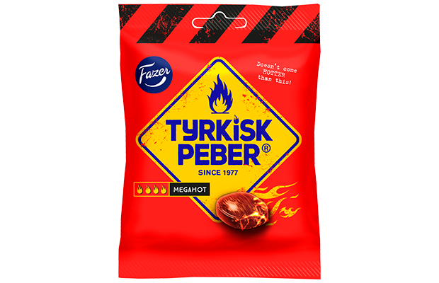 Tyrkisk Peber (turkish Pepper) Megahot Candy X 14 Bags 120g Fazer ...