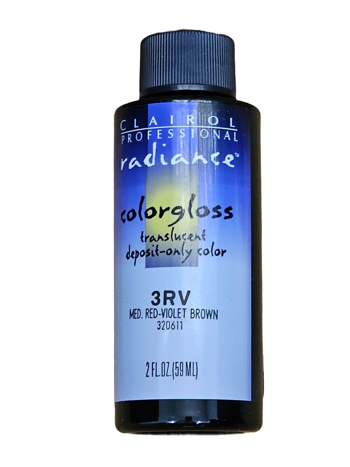 Clairol Professional Radiance Colorgloss 3RV Med. Red-Violet Brown ...