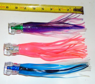 3 Chugger 9" Big Game Trolling FISHING LURE Tuna Saltwater Wahoo Marlin ...