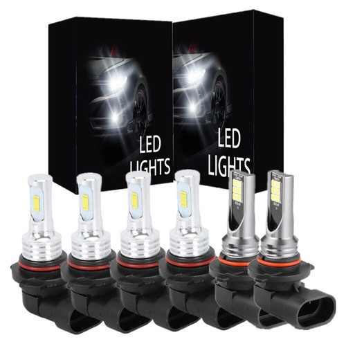 6X 6000K Combo LED Headlight + Fog Light Bulbs For Toyota 4Runner 2003 ...