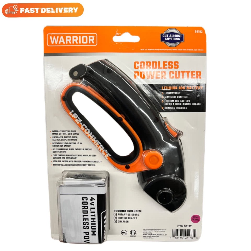 WARRIOR POWER CUTTER CORDLESS 4V NEW/ US SELLER ‼️ 🇺🇸 | eBay