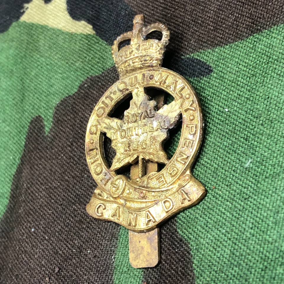 Original Canadian Army Royal Montreal Regiment Beret / Cap Badge | eBay