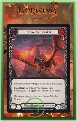 Invoke Vynserakai - FAB:Uprising - UPR016 - Carte Officielle Anglaise ...