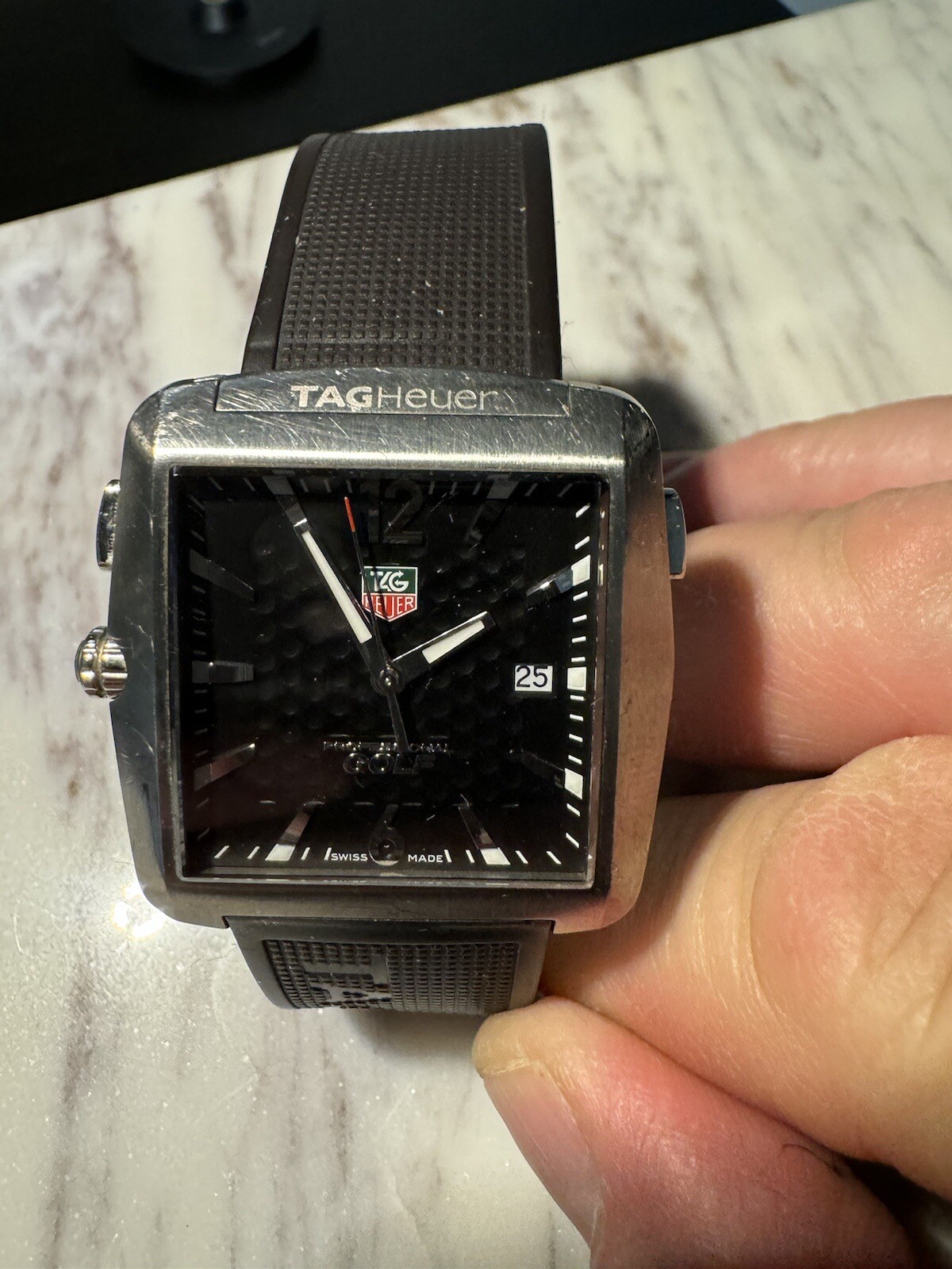 TAG Heuer Professional Golf Men's Black Watch - WAE1111.FT6004 ...