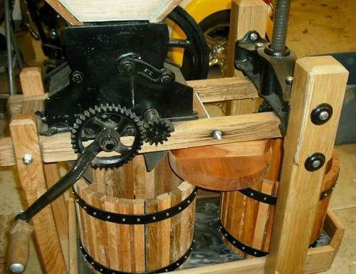 Antique EAGLE MACHINE CO Apple Cider Press & Grinder RESTORED | eBay