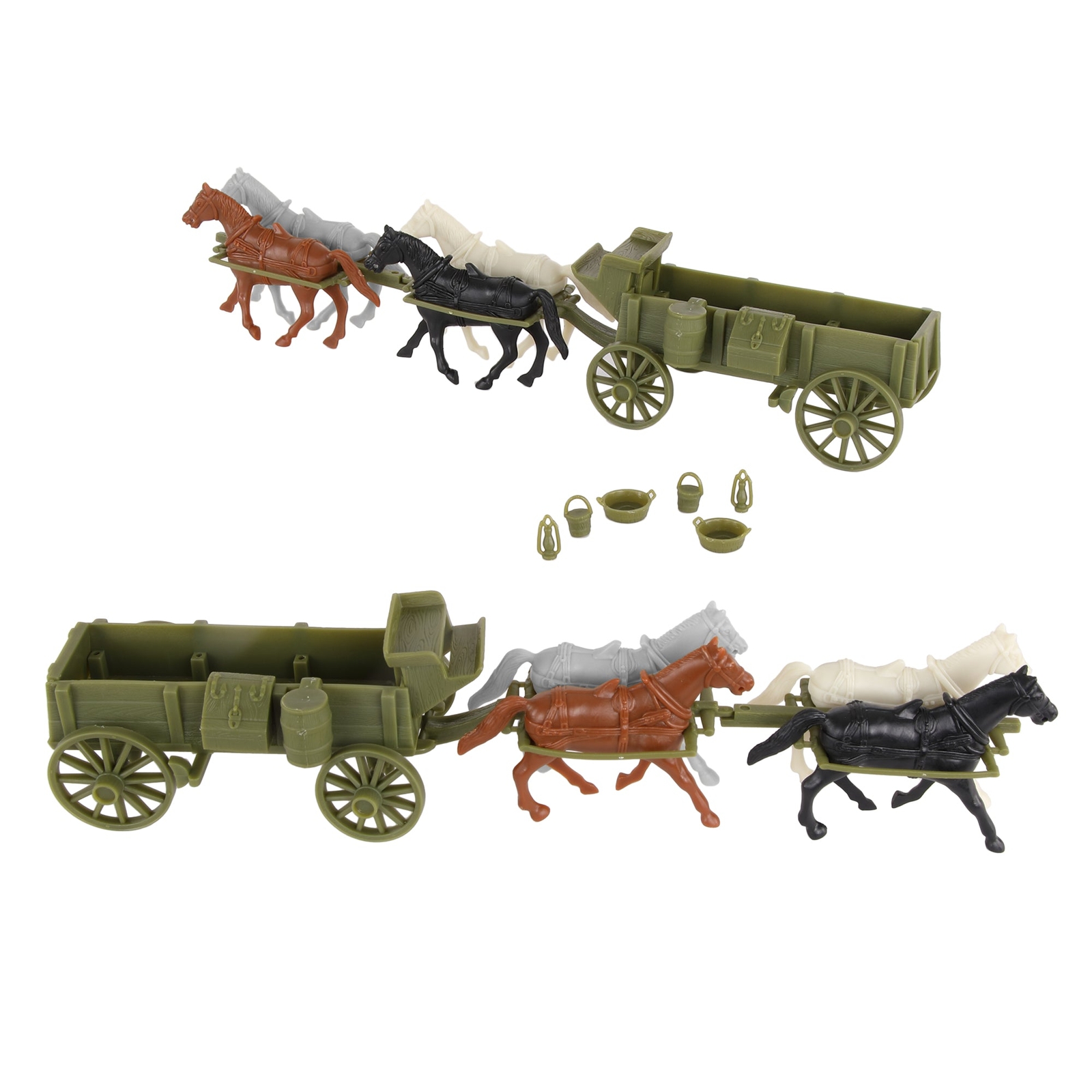 BMC CTS World War 1 Ambulance Square Top Plastic Figure Horse ACW WW1 ...