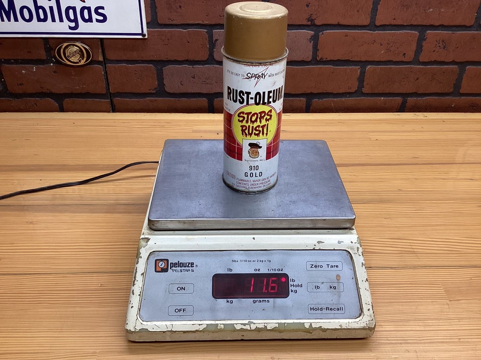 Vintage Rust-Oleum Spray Paint Gold 910 Big Scotty 1966 ! Cool ! Rare ...