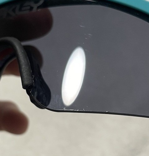 Oakley Razor Blade Heritage Seafoam/White Sunglasses - Grey - VERY NICE ...