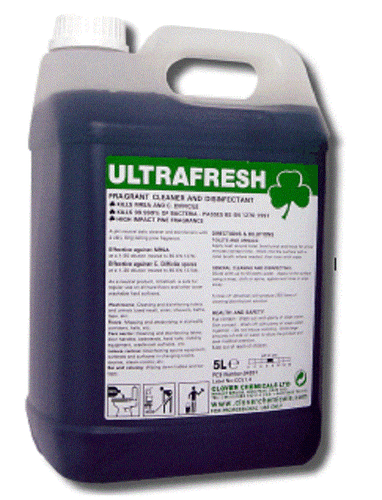 Ultrafresh Fresh Perfumed Cleaner & Disinfectant - Kills MRSA 99.999% ...