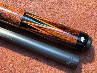 TNT Custom Pool Cue 1 of 1 With Jacoby Black Carbon Fiber Shaft. Miss ...
