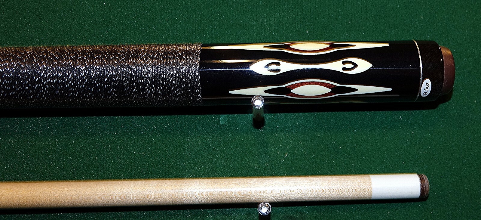 Vintage Viscotti Pool Cue Ebony/verm, Billiards Custom Adam ...