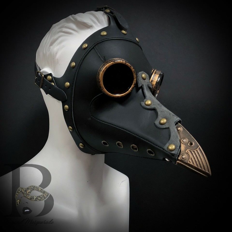 Plague Doctor Mask Long Nose Raven Bird Mask for Halloween Cosplay ...