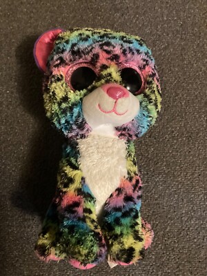 TY "Dotty" Beanie Boo Rainbow Spotted Leopard 9" Stuffed Plush | eBay