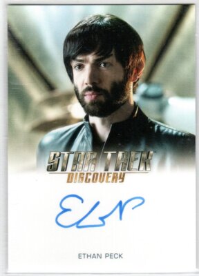 STAR TREK DISCOVERY SEASON 2 ETHAN PECK AS SPOCK FULL BLEED AUTOGRAPH ...