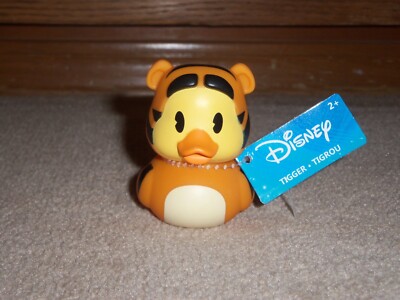 NEW, DISNEY TIGGER DUCK - Rubber Duck - Mini Figure - 2.5" | eBay