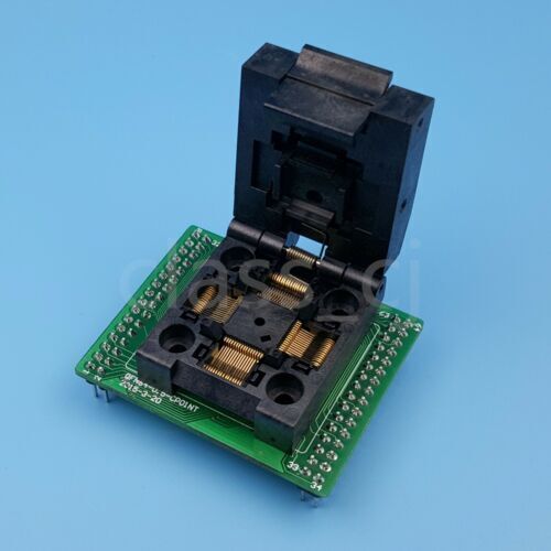 1PC Programmer Adapter Test Socket QFP64 LQFP64 TQFP64 to DIP64 Pitch 0 ...