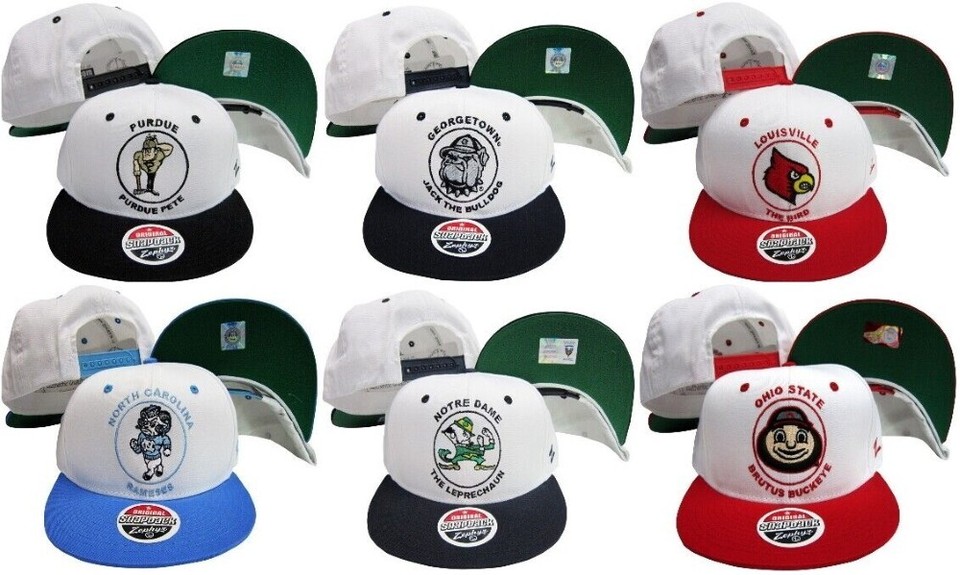 Vintage Zephyr Wisconsin Badgers 1990s Mascot Adjustable Snapback Hat ...