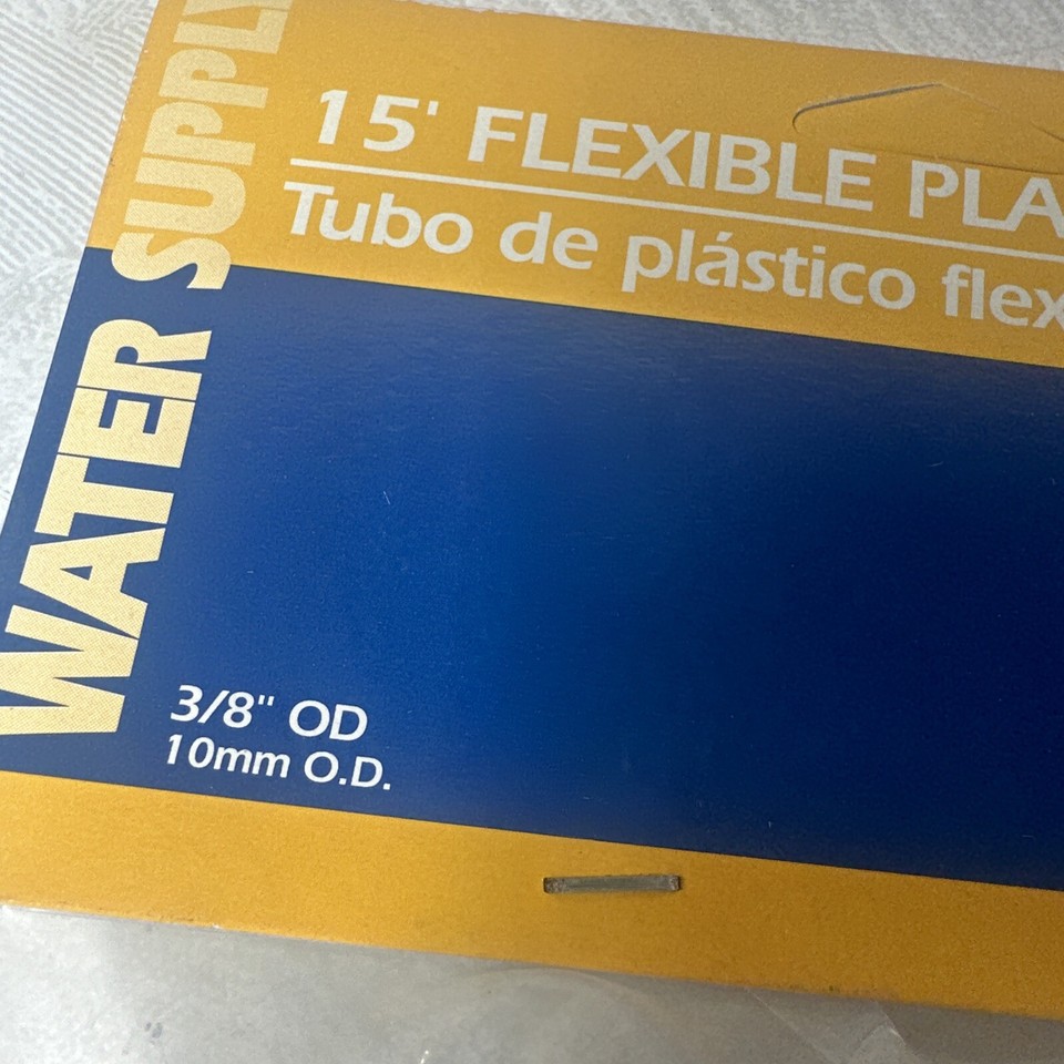 Clear Polyethylene Tubing 3/8" 10mm OD 15’ Long Plastic Flexible Hose ...