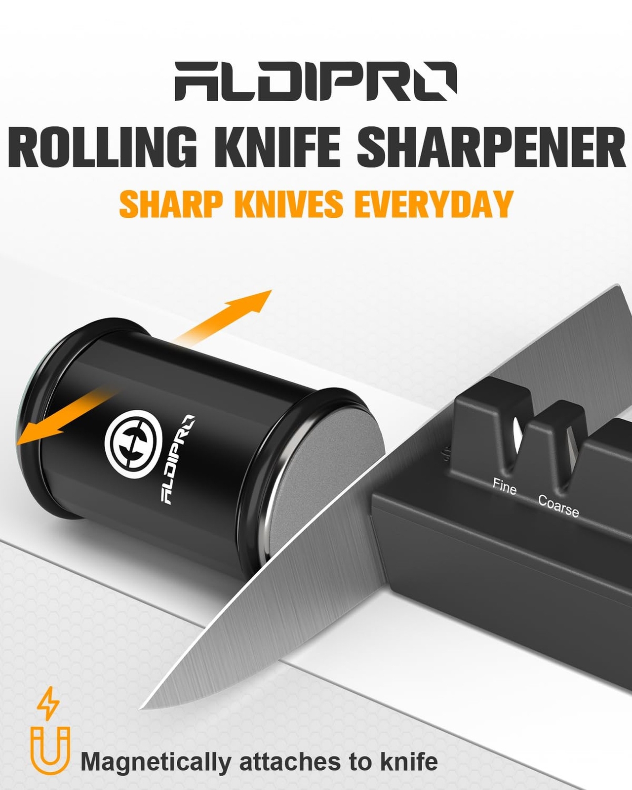 Rolling Knife Sharpener Kit Updated Aluminum Roller 3 Discs Diamond ...