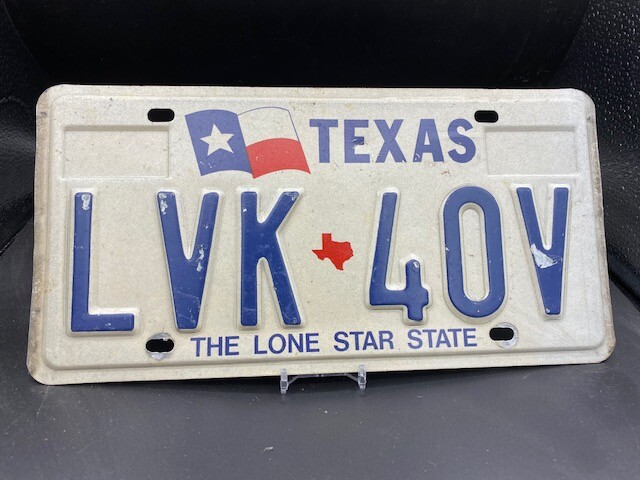 2 Vintage Texas Car Truck Vehicle License Plates 1990's | eBay