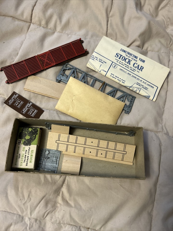 Vintage Ulrich HO Scale Stock Car Model Kit New | eBay
