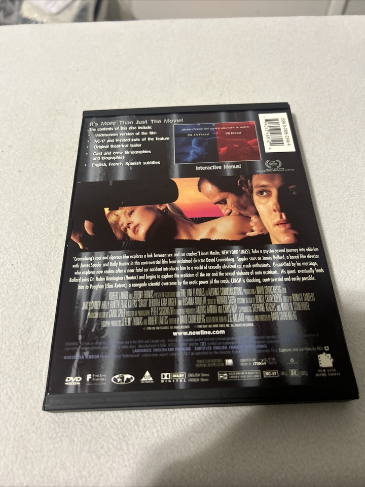 Crash (DVD, 1998, NC-17/R-Rated Viewing Options) 794043468124 | eBay